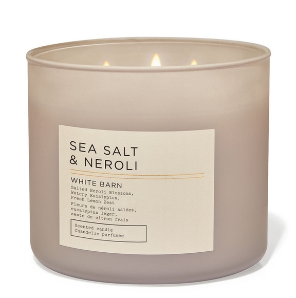 Bath & Body Works | Accents | Bath Bodyworks Sea Salt Neroli Candle ...